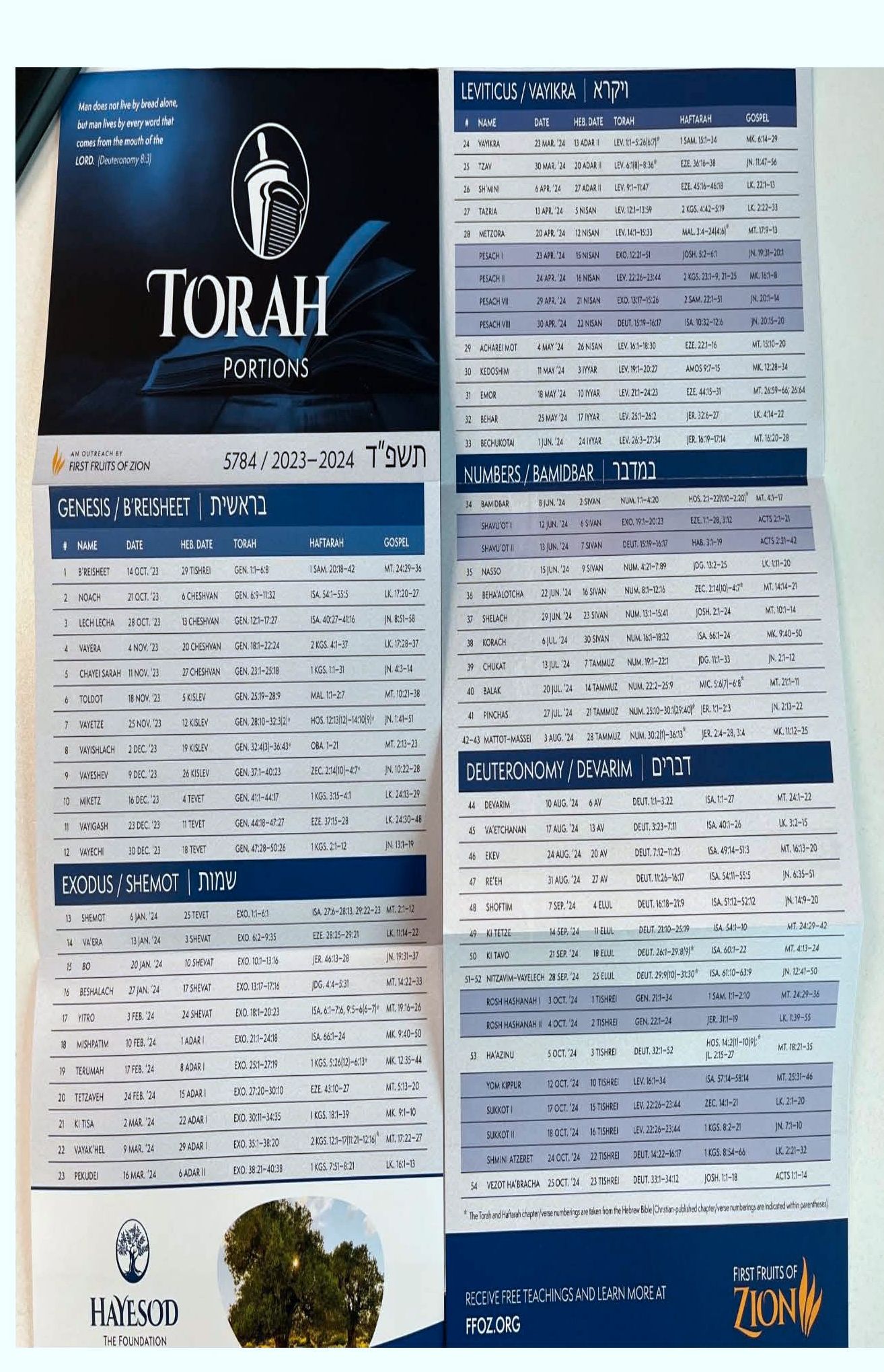 Torah Portions