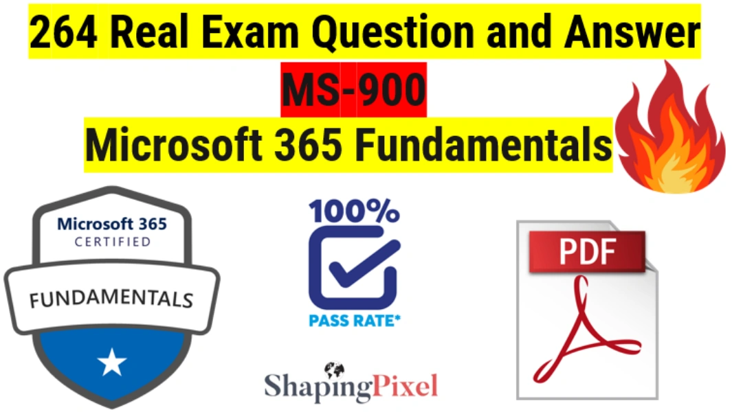 MS-900 Microsoft 365 Fundamentals Latest Real Exam Question and Answers ...