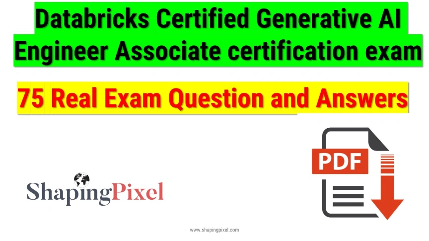 Databricks Certified Generative AI Engineer Associate certification ...