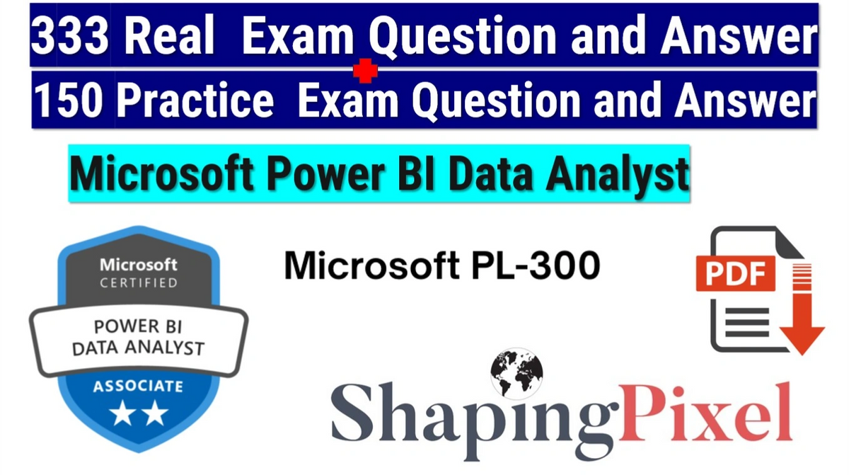Microsoft Power BI Data Analyst PL-300 PDF Pack