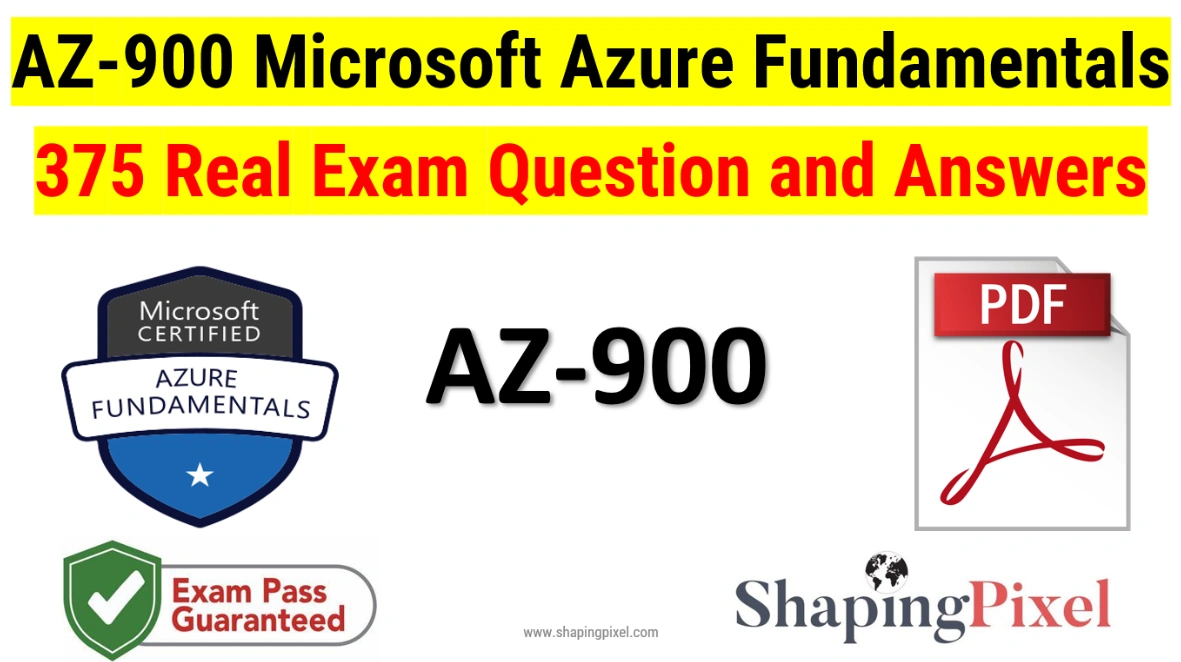 AZ-900 Microsoft Azure Fundamentals Certification Latest Real Exam ...