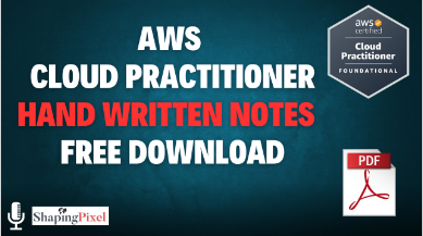 AWS Cloud Practitioner Hand Written Notes Free Download