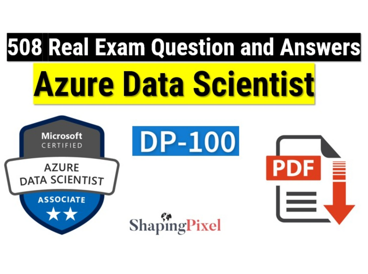 DP-100 Microsoft Certified Azure Data Scientist Associate Certification ...