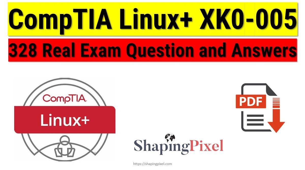 CompTIA Linux + (XK0-005) Real Exam Question and Answers Dumps PDF Pack