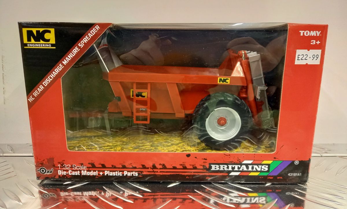 Britains NC Rear Discharge Manure Spreader Toy 1:32
