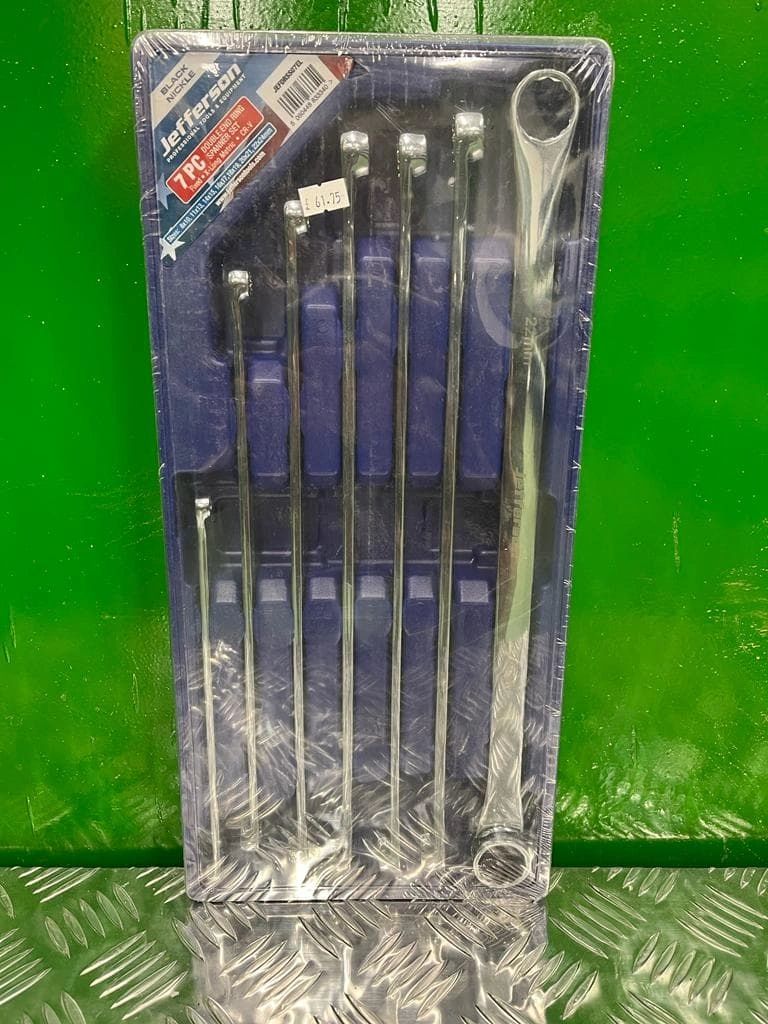 Jefferson 7 Piece Double Ended Ring Spanner Set