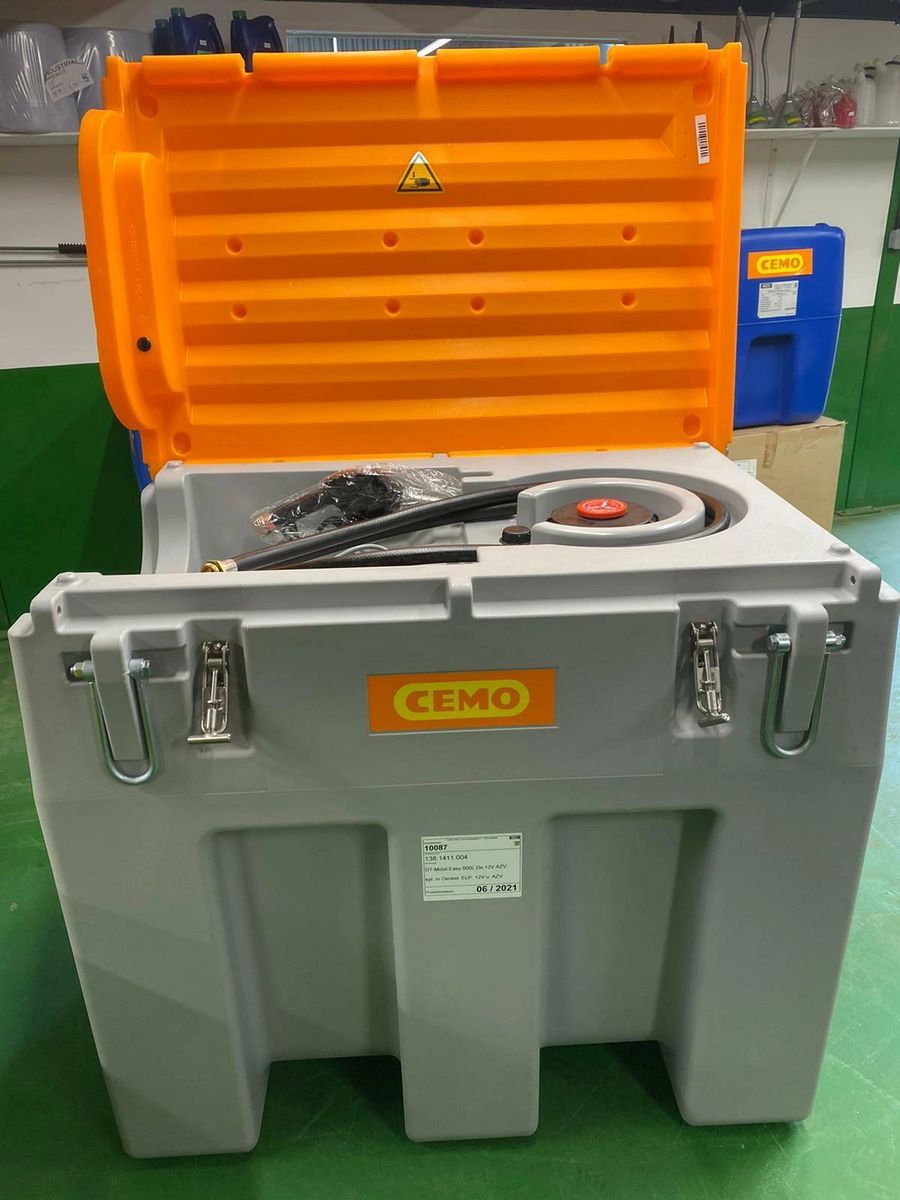 Cemo Diesel Fuel Bowser Tank 600 Litre storage tank 12v fuel pump Dispenser