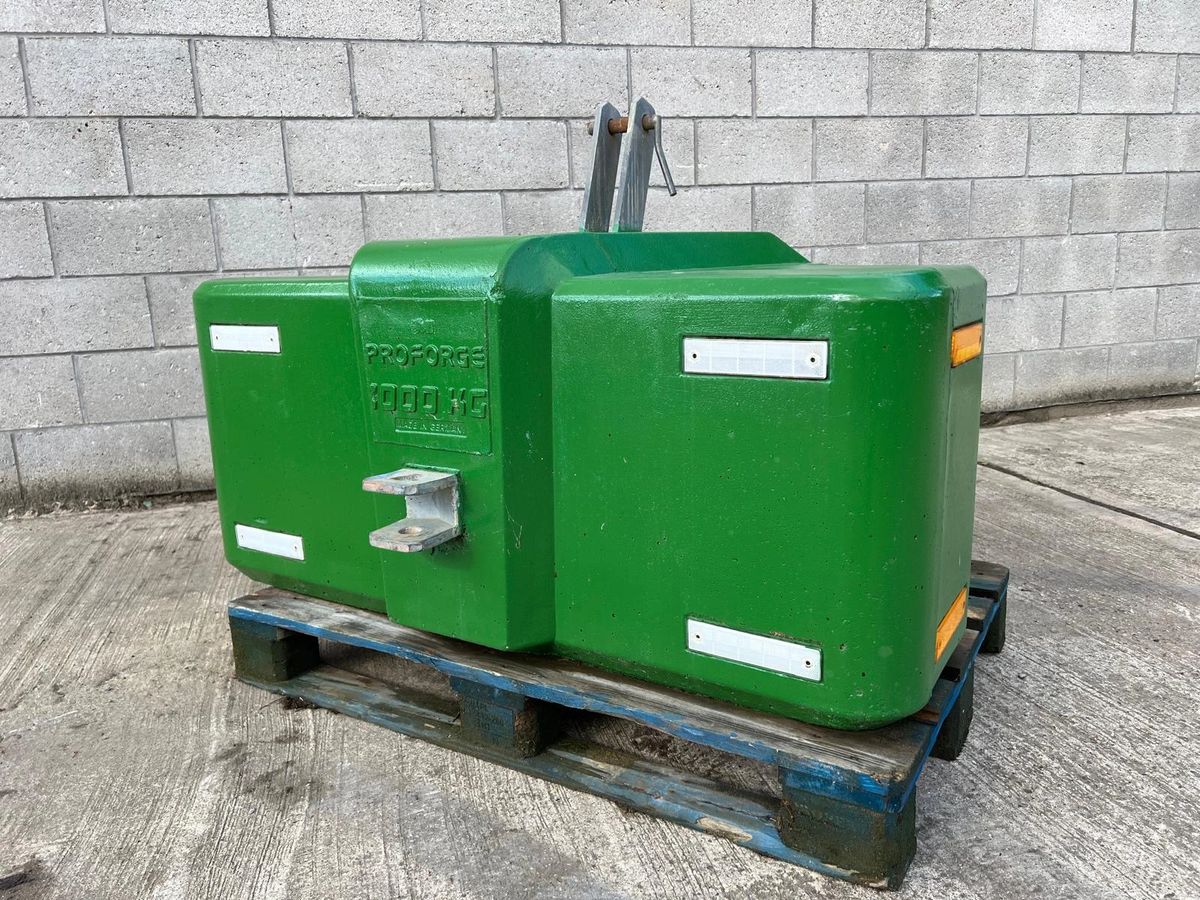 1000kg Proforge Tractor Weight Block - John Deere Green