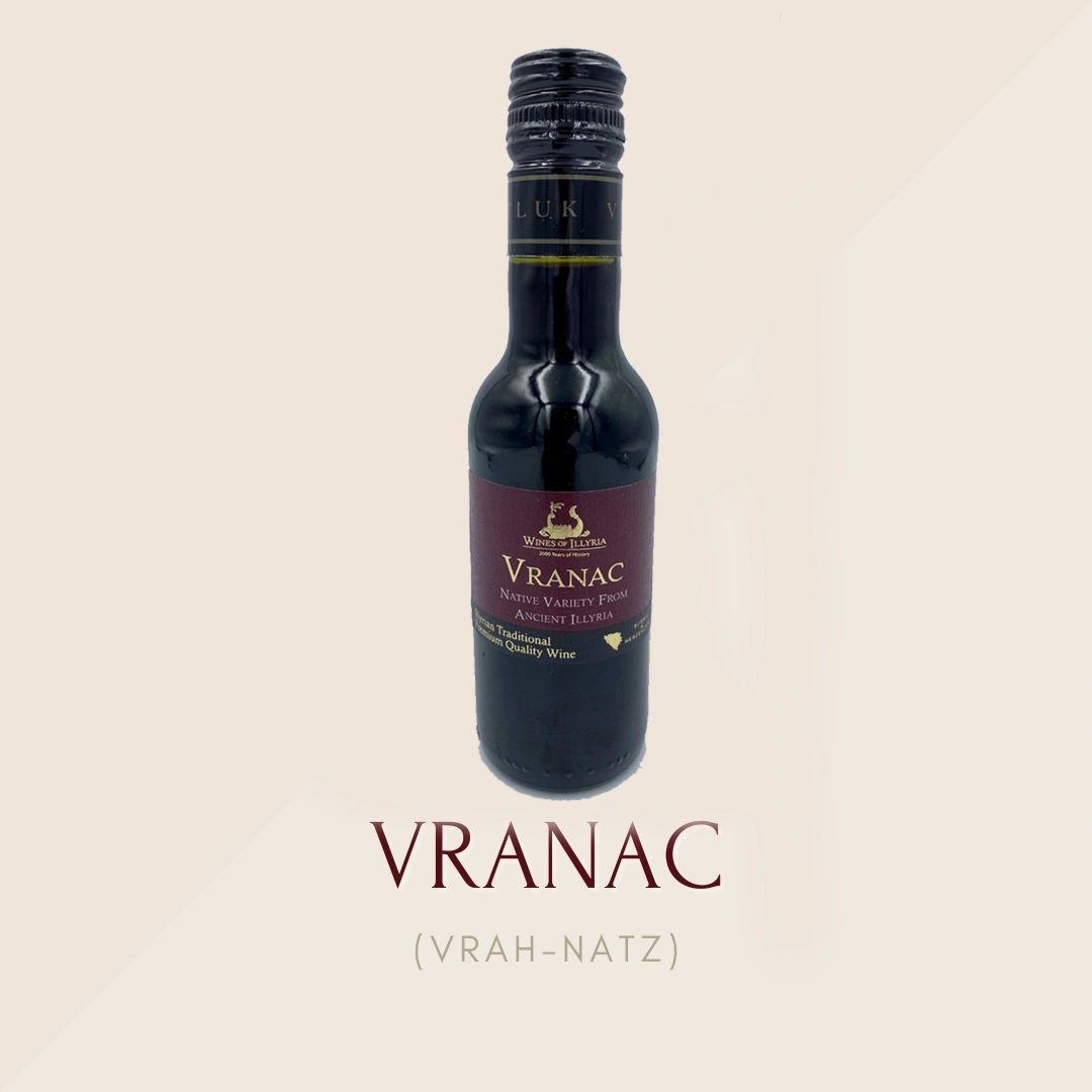 Wines of Illyria Vranac Mini - 1 x 187ML/ 6.33 FL OZ - 1 bottle