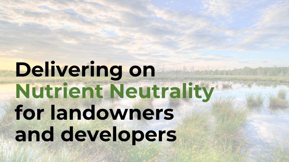 Greenshank - Nutrient Credits, Nutrient Neutrality Guide