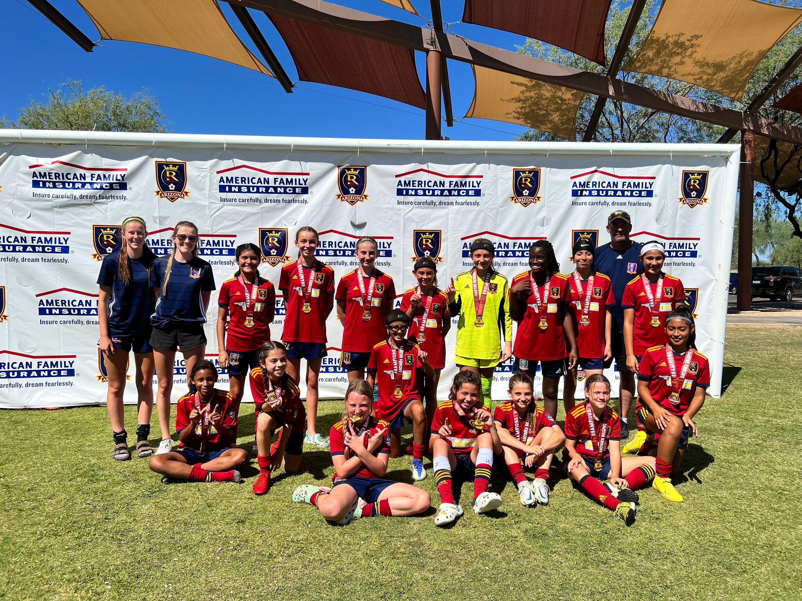 RSL-AZ West Valley 2010 Girls Douglas Take 1st in Cactus Kickoff