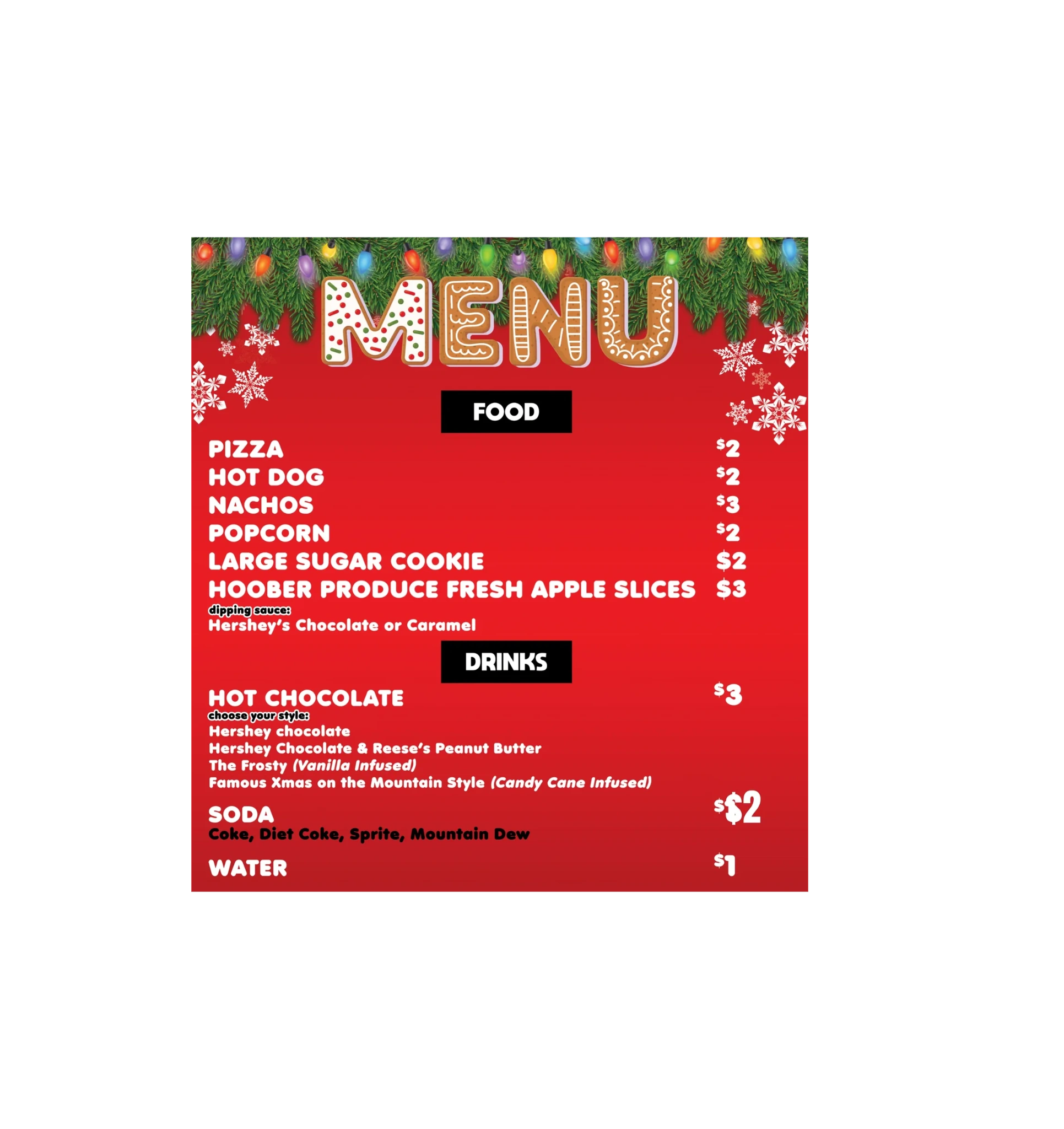 Concession Stand | Reading's Chirstmas on the Mountain