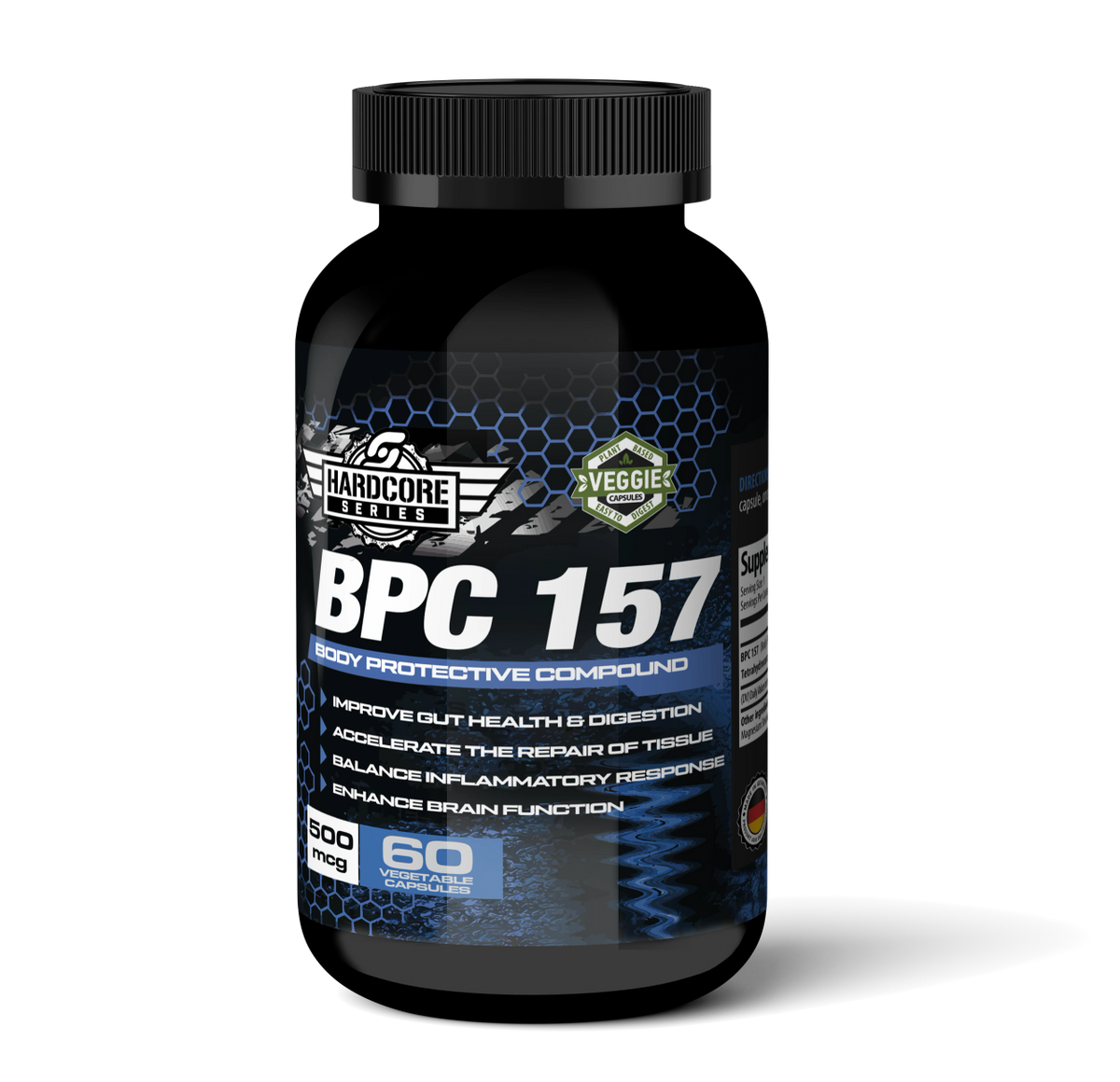 BPC 157. 500mcg x 60 caps