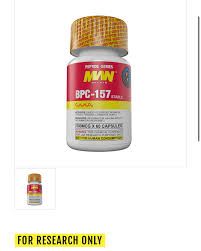 Man Sports BPC 157. 500mcg x 60 caps