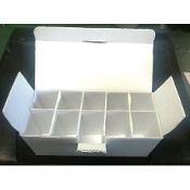 White vial box, 10x10mL treasure chest case, Pack of 5