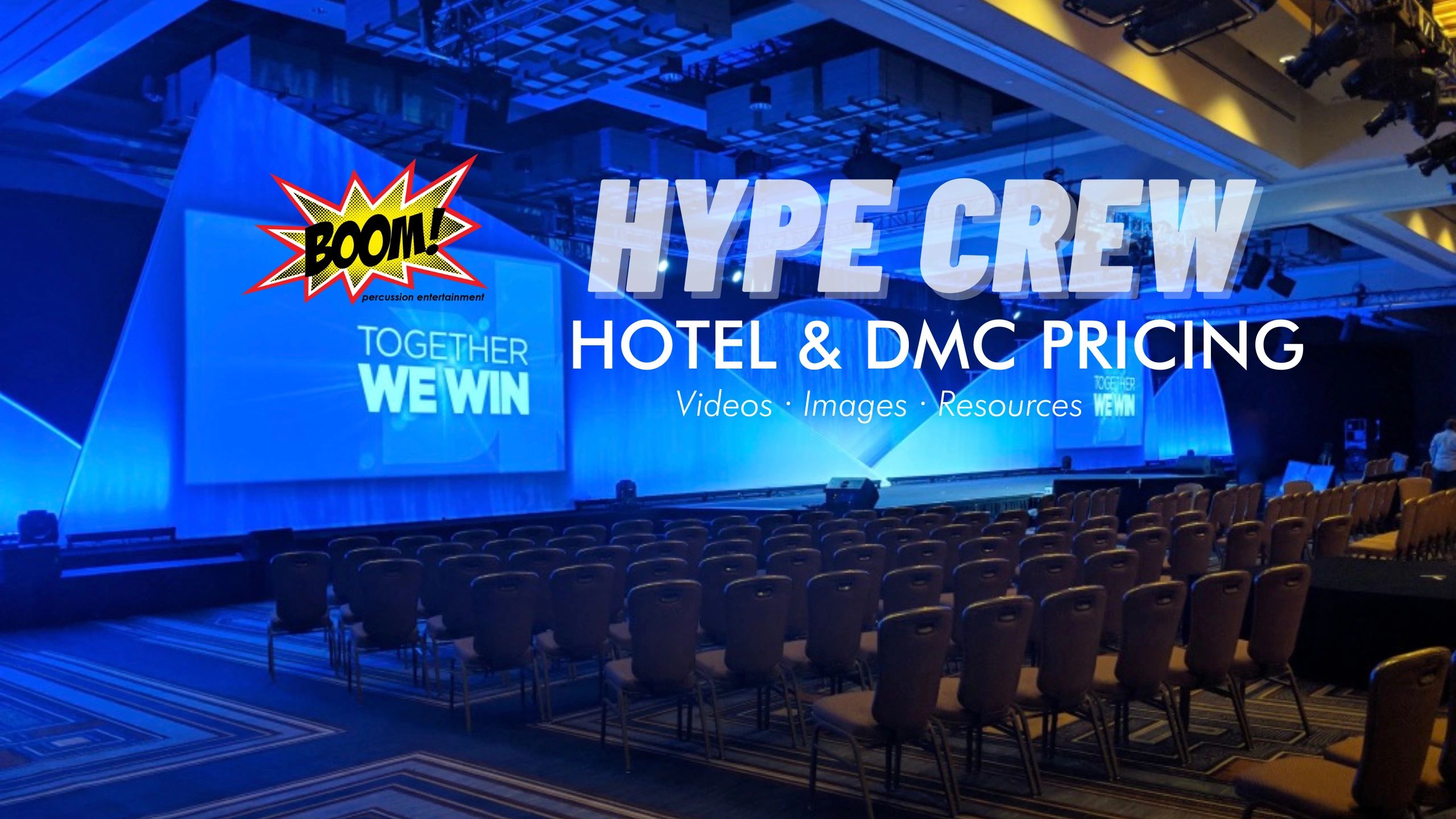 DMC Hotel BOOM! Pricing