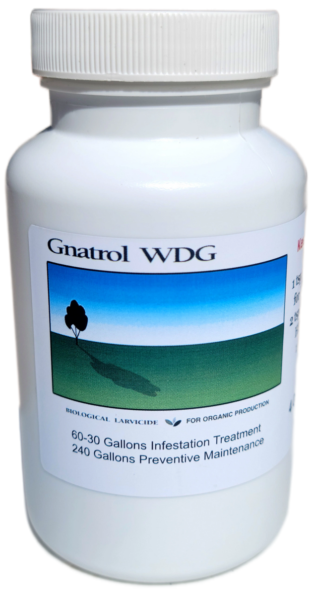 1/4 POUND Organic Gnatrol Fungus Gnat Larvicide 4 Oz. Makes 60-30 Gallons