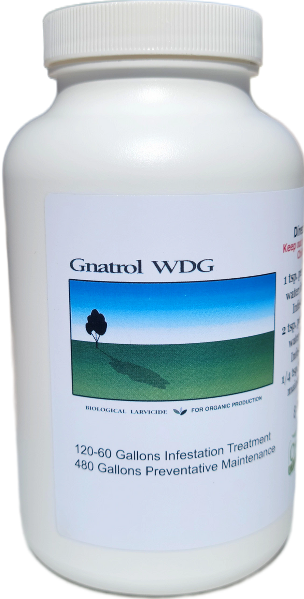 1/2 POUND Organic Gnatrol Fungus gnat Larvicide 8 Oz. Makes 120 - 60 ...
