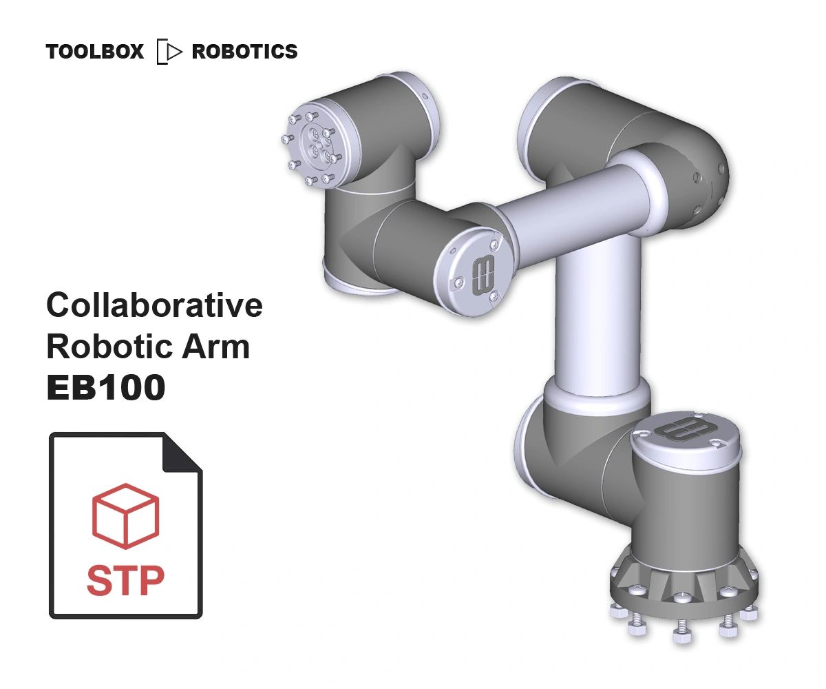STEP File Collaborative Robotic Arm EB100