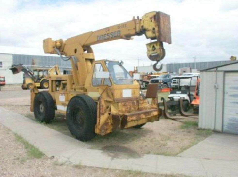 GALION DRESSER 15 TON ROUGH TERRIAN CRANE WINCH DIESEL SNATCH BLOCK ...
