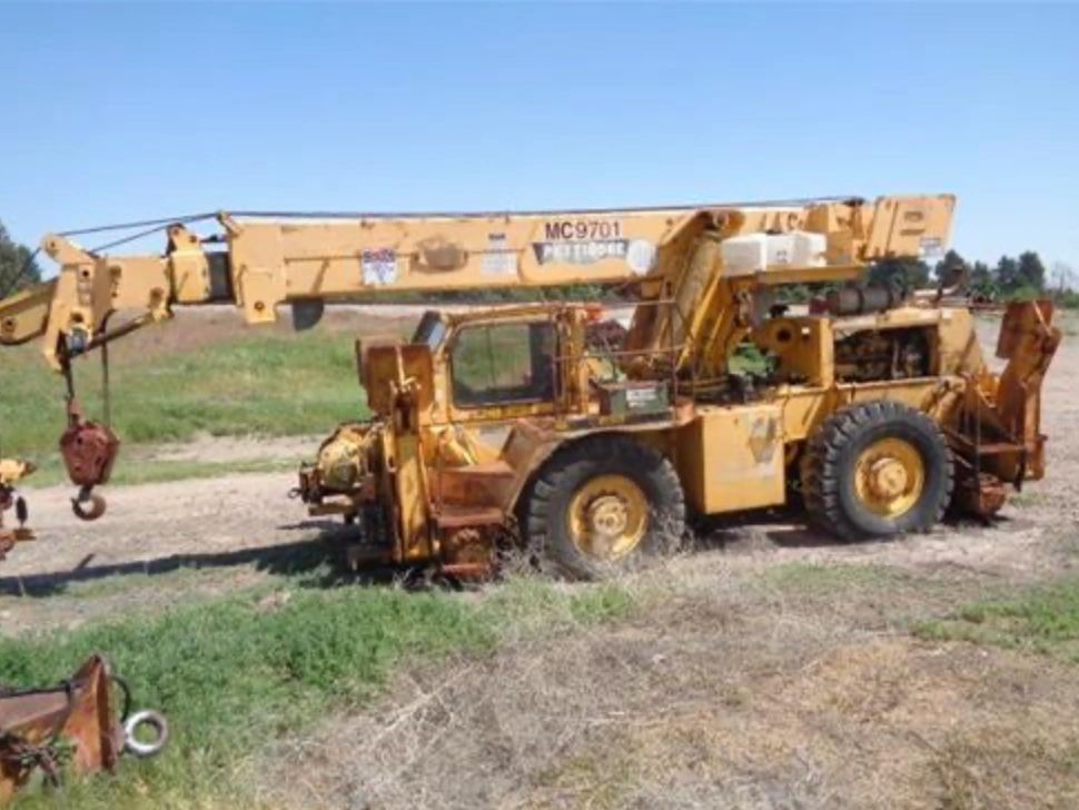 RAILROAD HIGH-RAIL PETTIBONE 20 TON CRANE LOW HOURS