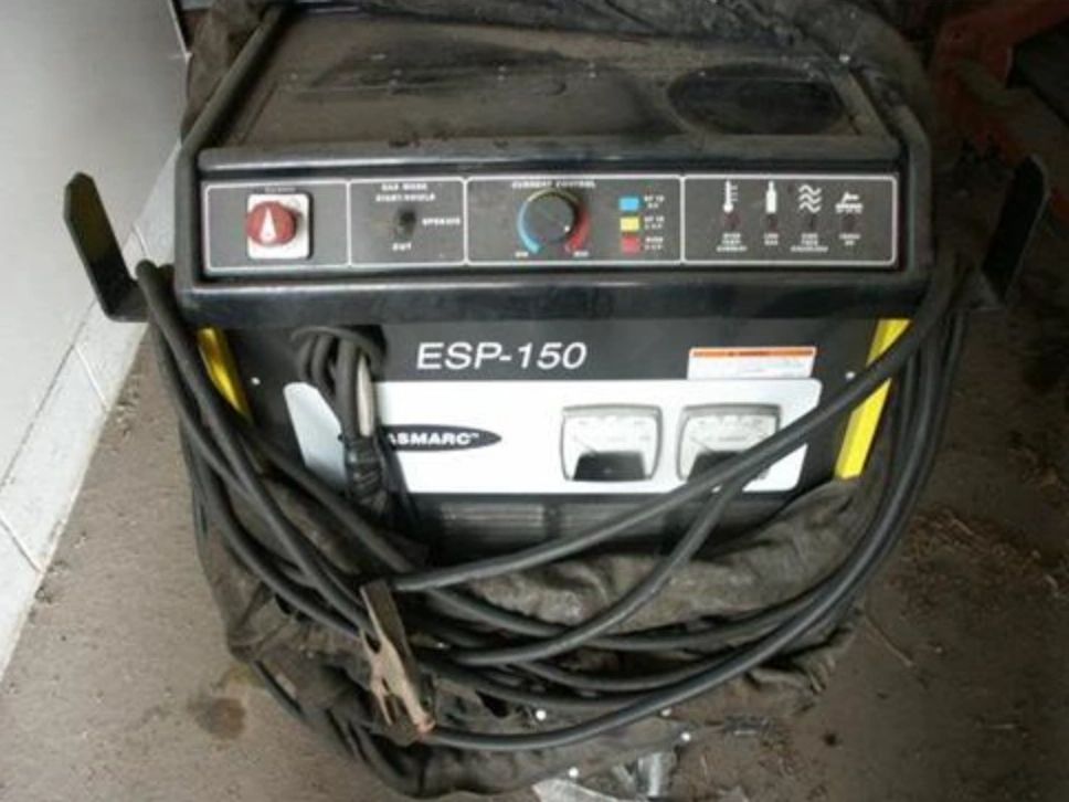 PLAZMARC ESP150 DUECE PACK PLAZMA CUTTER SYSTEM 150HRS WELDER TORTCH ...