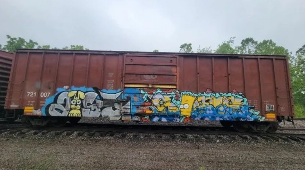 (18) RAILROAD RAIL CAR BOX CARS FOR SALE OR LEASE SINGLE CENTER DOOR ...