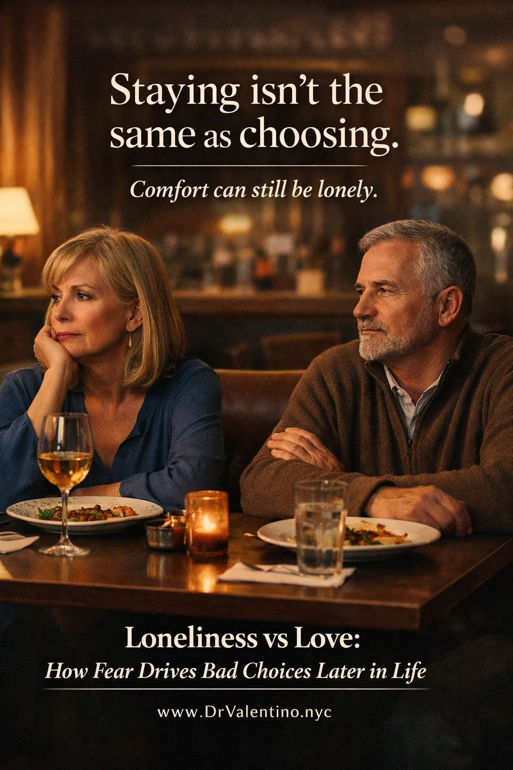 Loneliness vs Love: How Fear Drives Bad Choices Later in Life