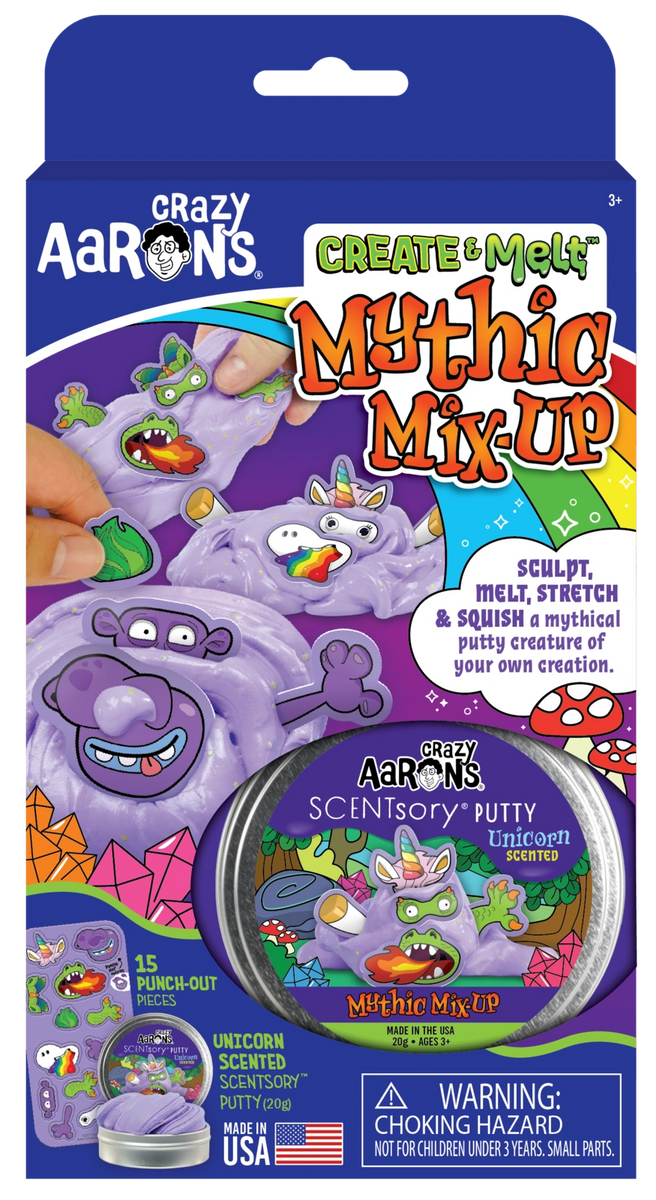 Crazy Aaron's Create & Melt Scenery Putty - Mythic Mix-Up