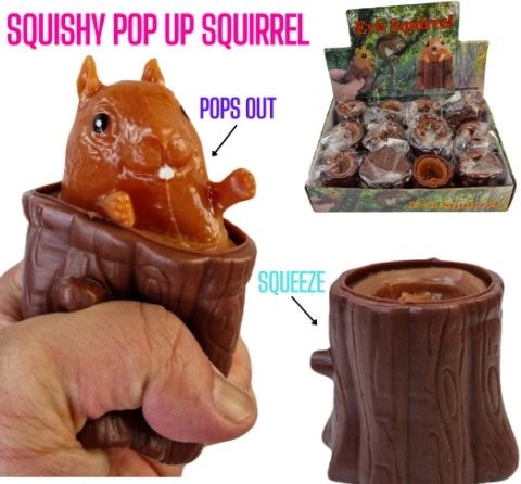 Squishy Pop Up Squirrel