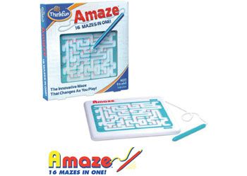 ThinkFun Amaze Game - Skill: Visual Perception and Reasoning