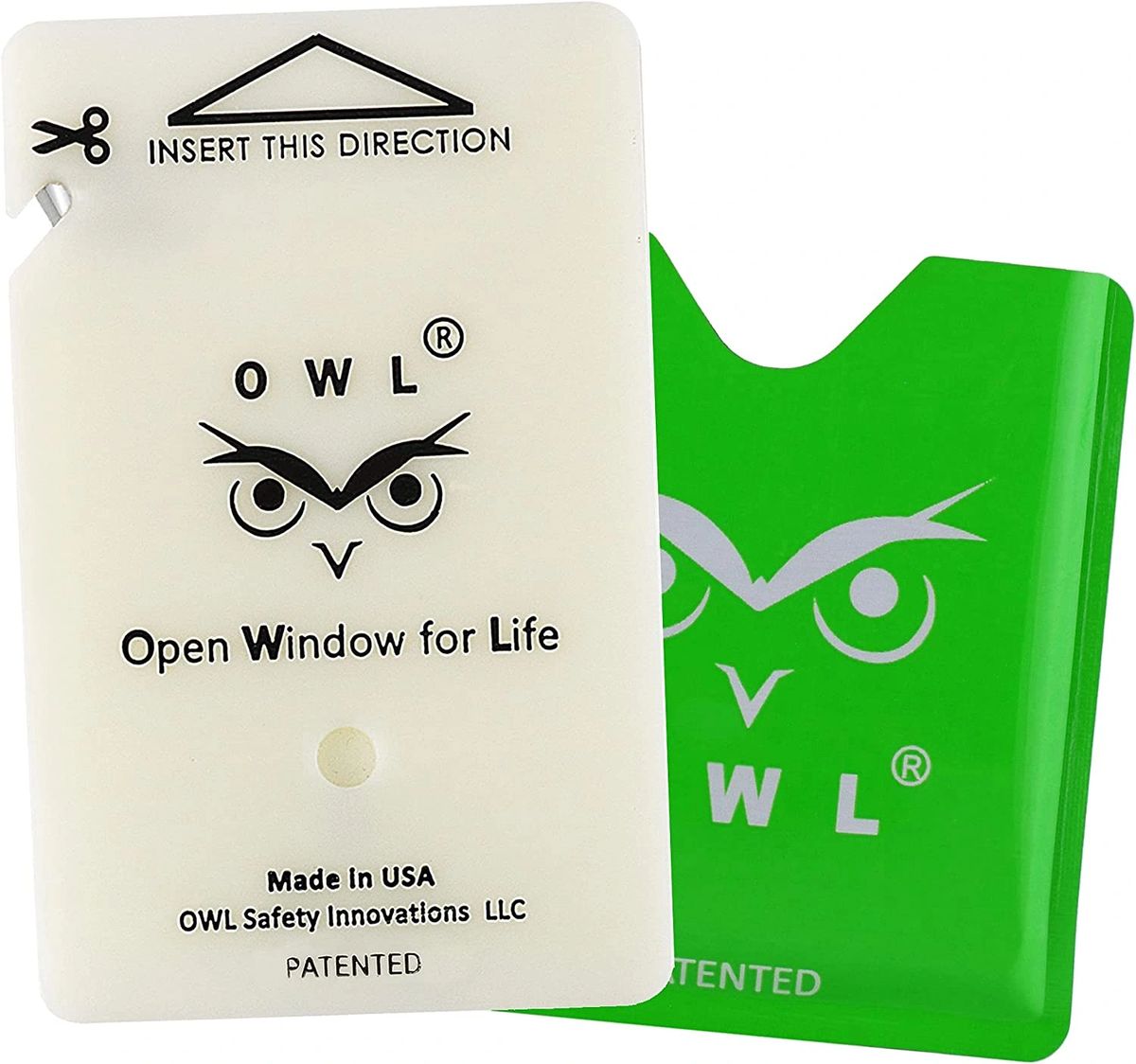 One OWL® Emergency Escape Card / Window Breaker and Seat Belt Cutter ...