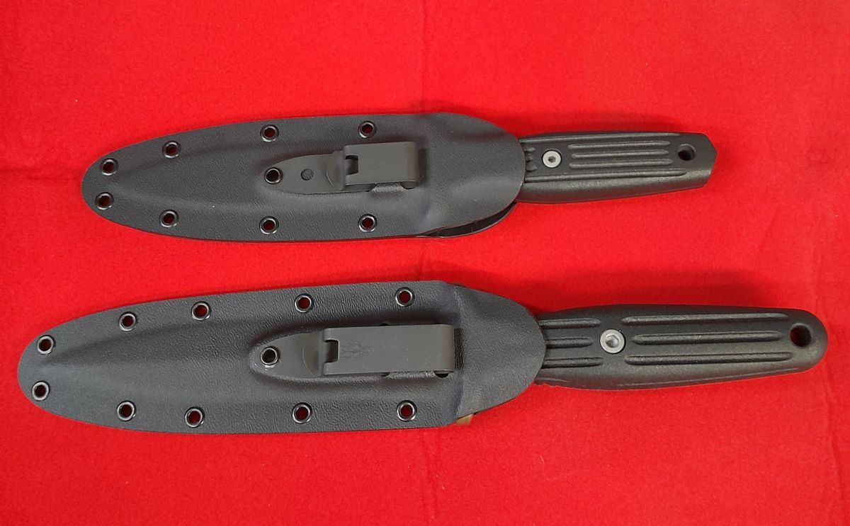 IWB carry kydex sheaths for fixed blades