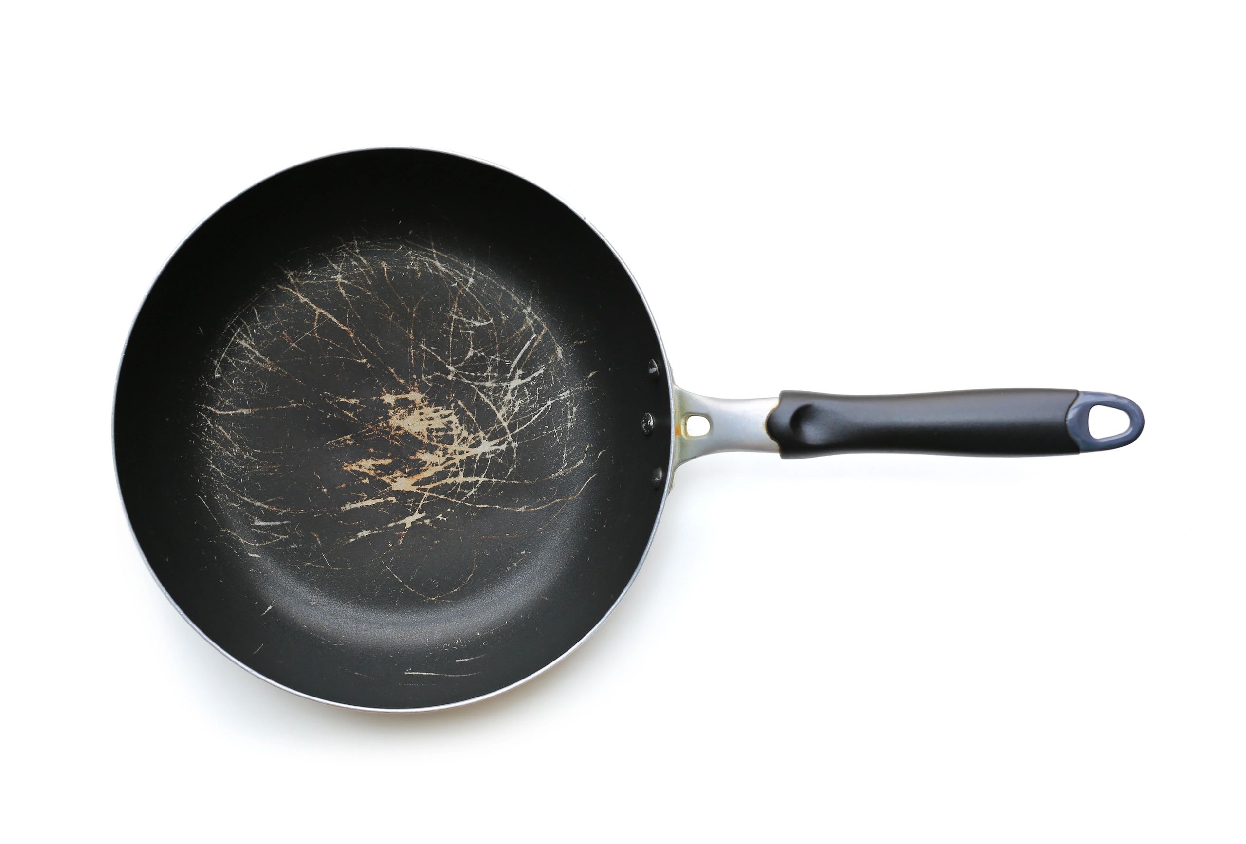 A cracked pan