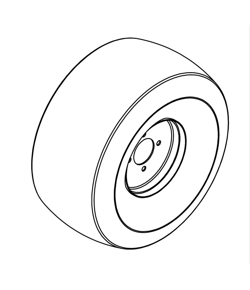 TIRE ASSY 72410096 WRIGHT