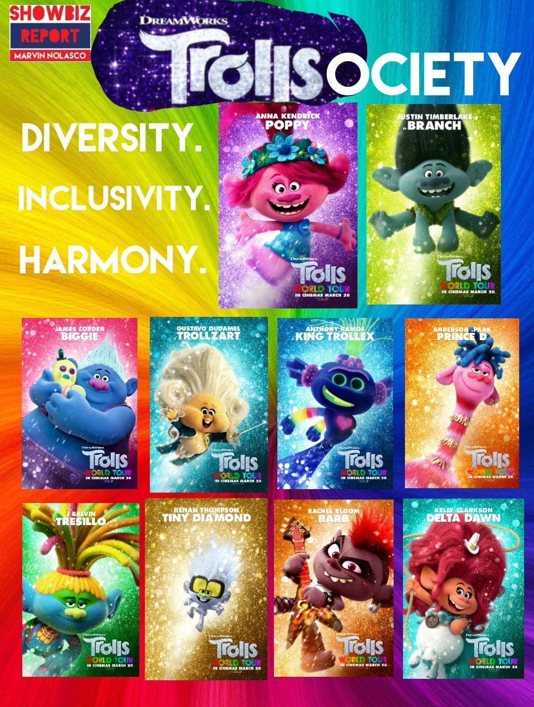 "Trolls World Tour" Is Here To Set The World To Its Beat