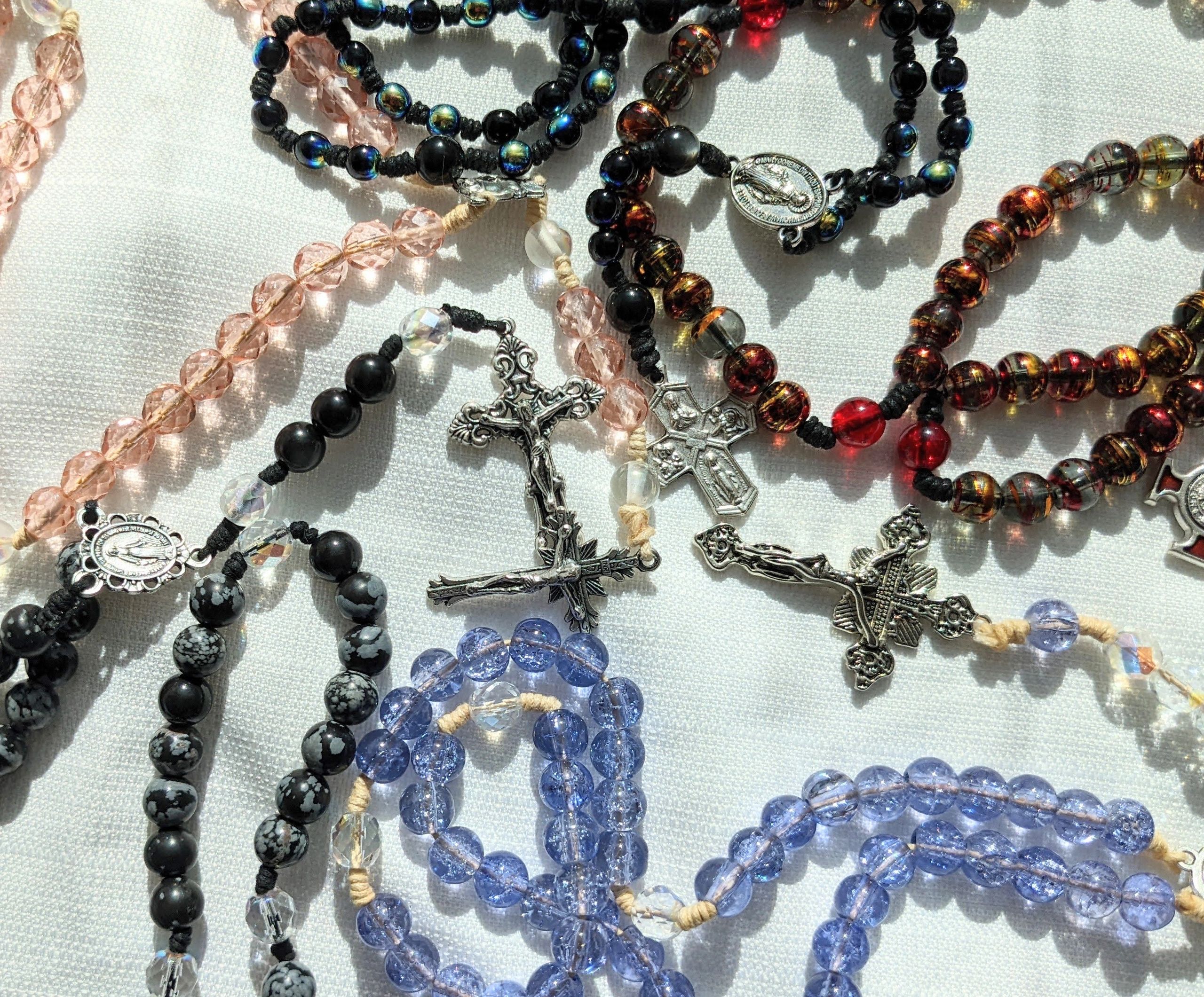 Beaded Cord Rosaries