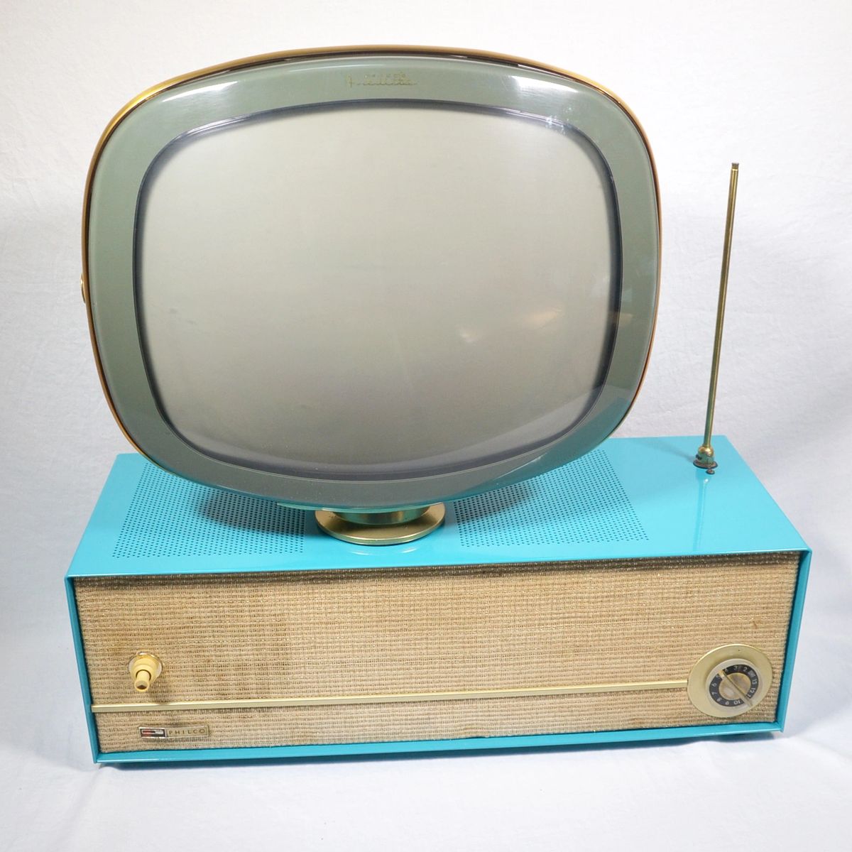 1959 Philco Predicta Turquoise Debutante Model H3407