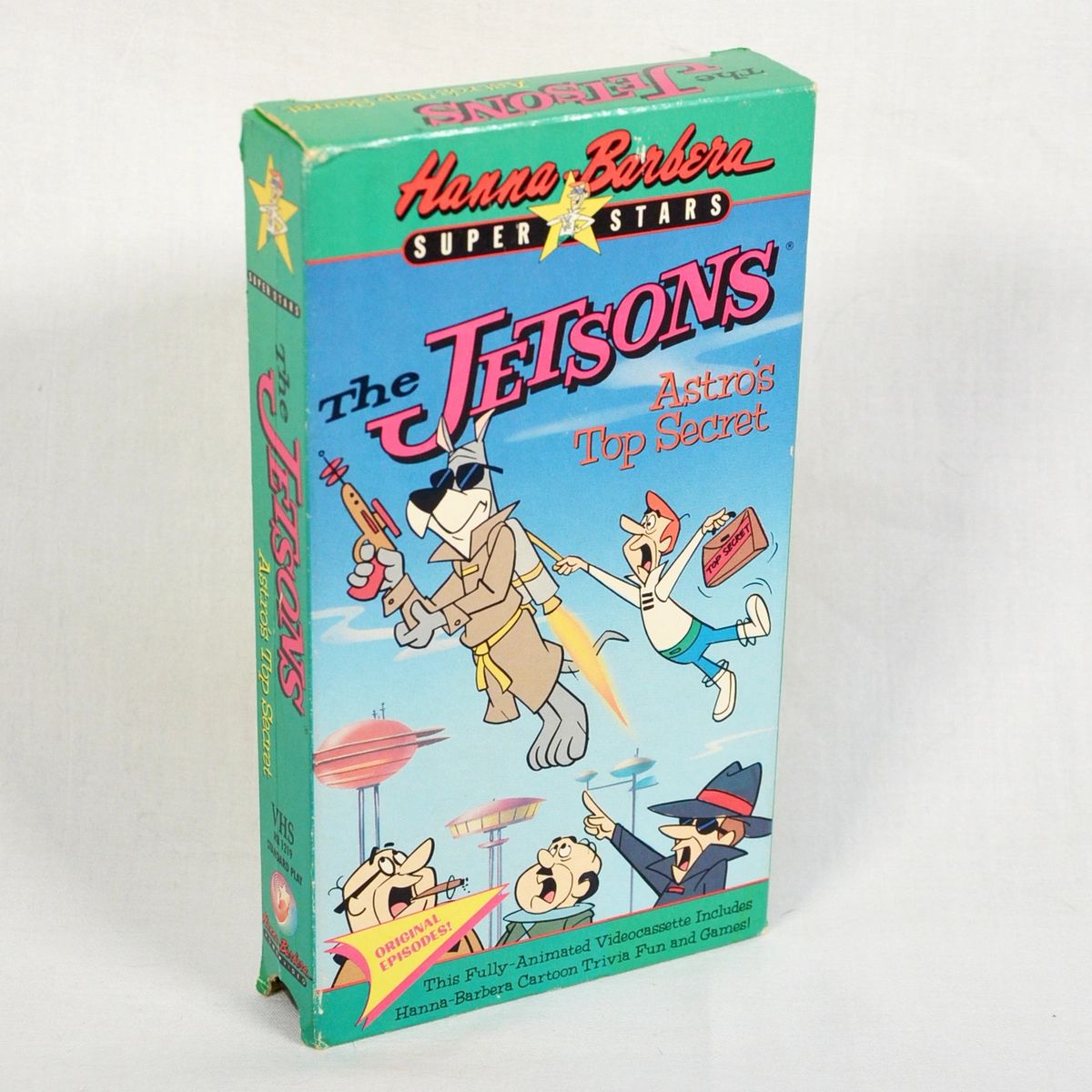 1990 Hanna-Barbera Super Stars The Jetsons Astro's Top Secret VHS Tape