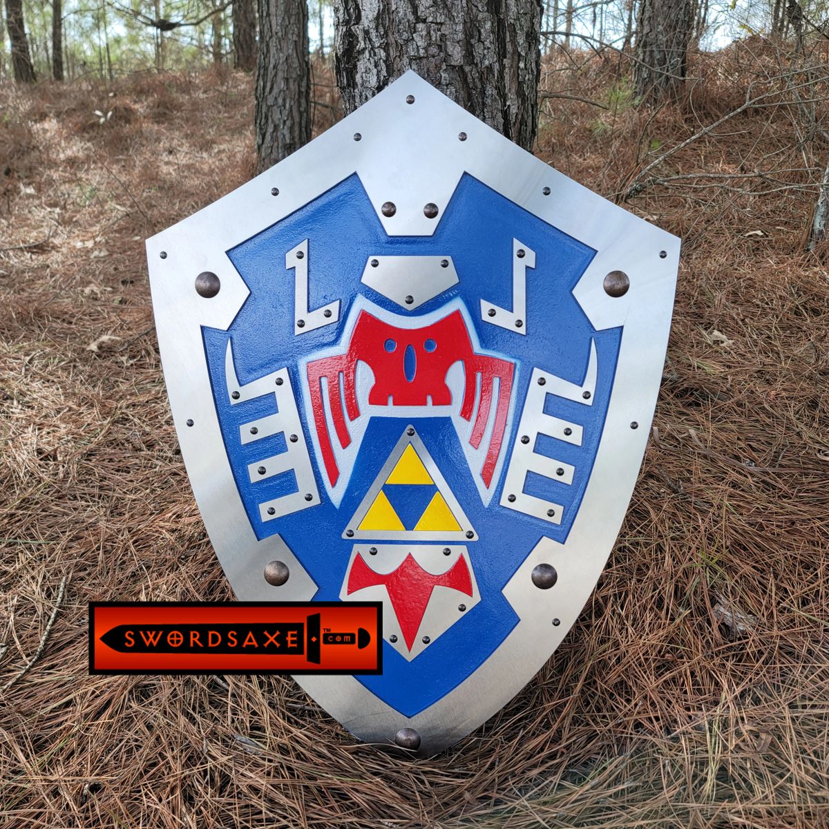 Legend of Zelda Hylian Shield Majora's Mask Steel Plated Battle-Ready ...