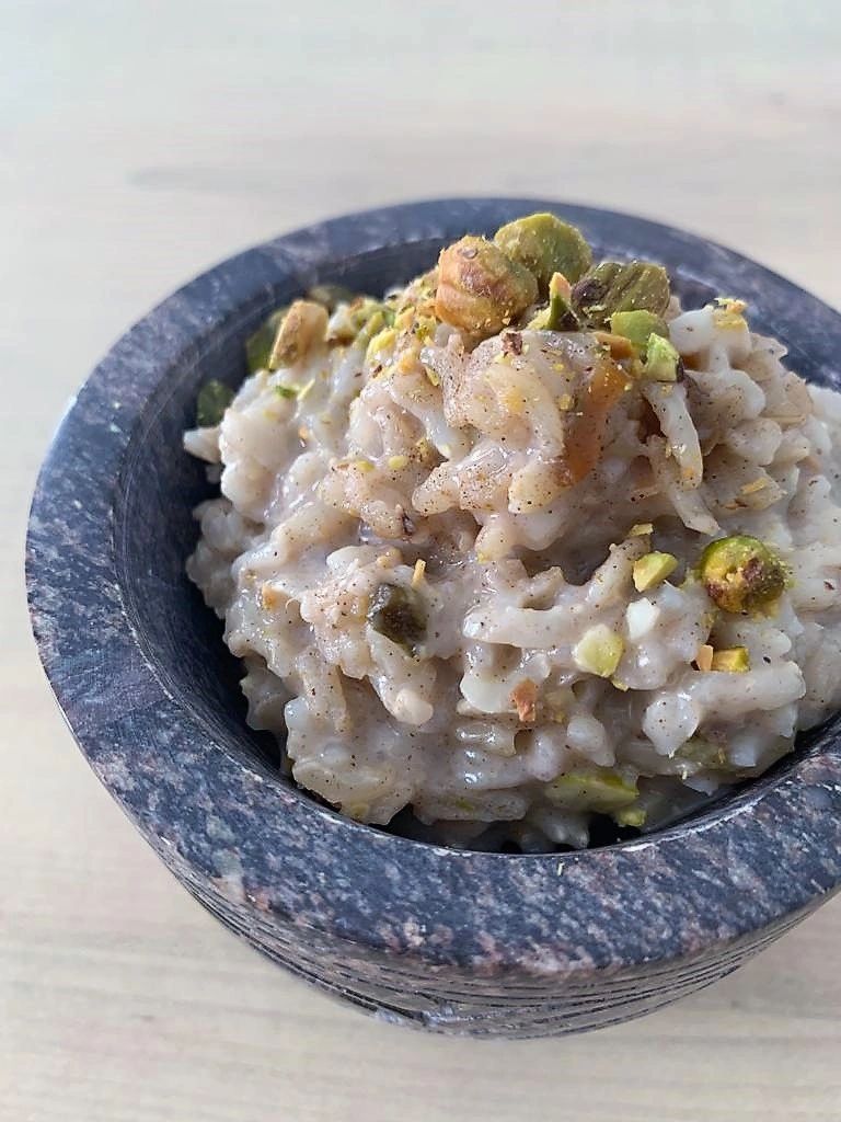 Saudi Spiced Rice Pudding