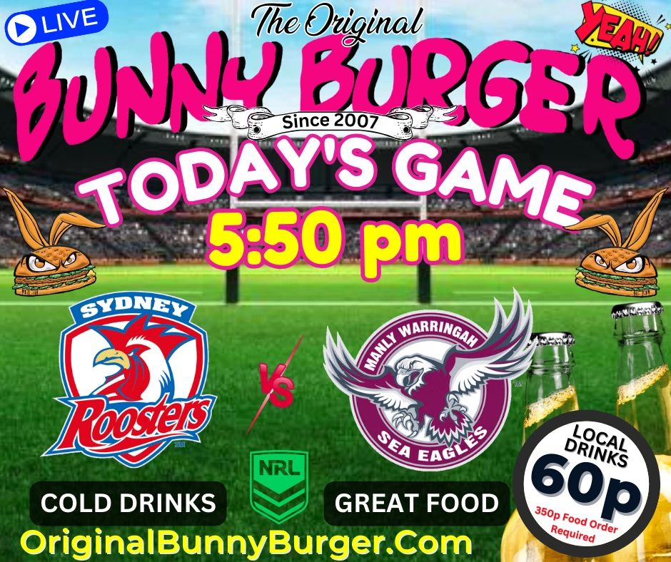 Original Bunny Burger - Delivery, Dine In or Takeaway