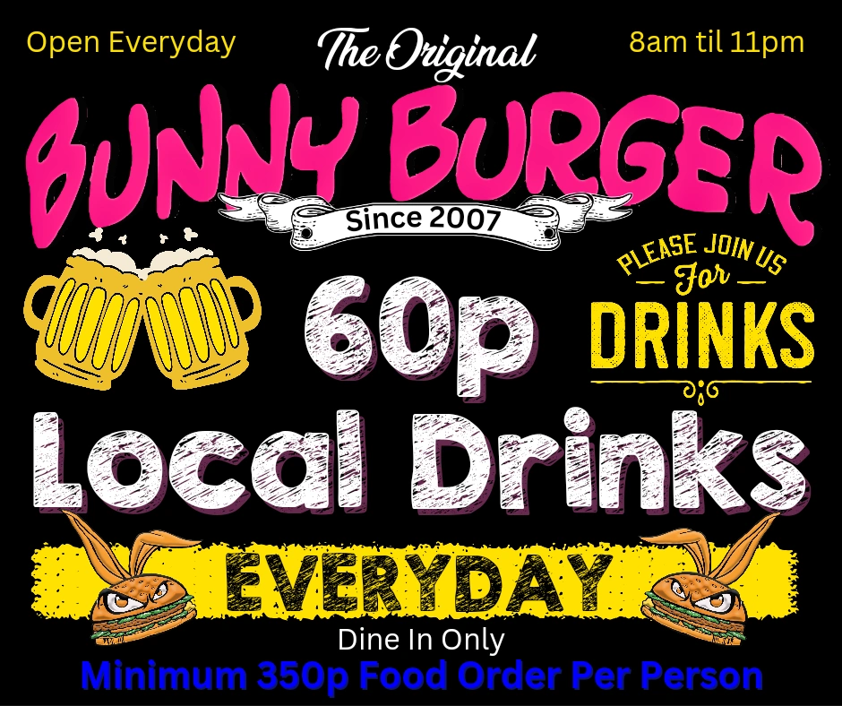 Original Bunny Burger - Delivery, Dine In or Takeaway