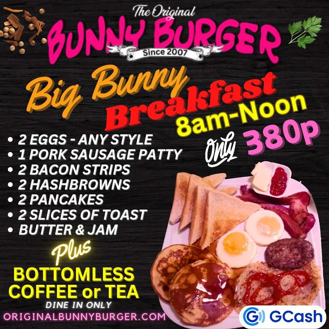 Original Bunny Burger - Delivery, Dine In or Takeaway