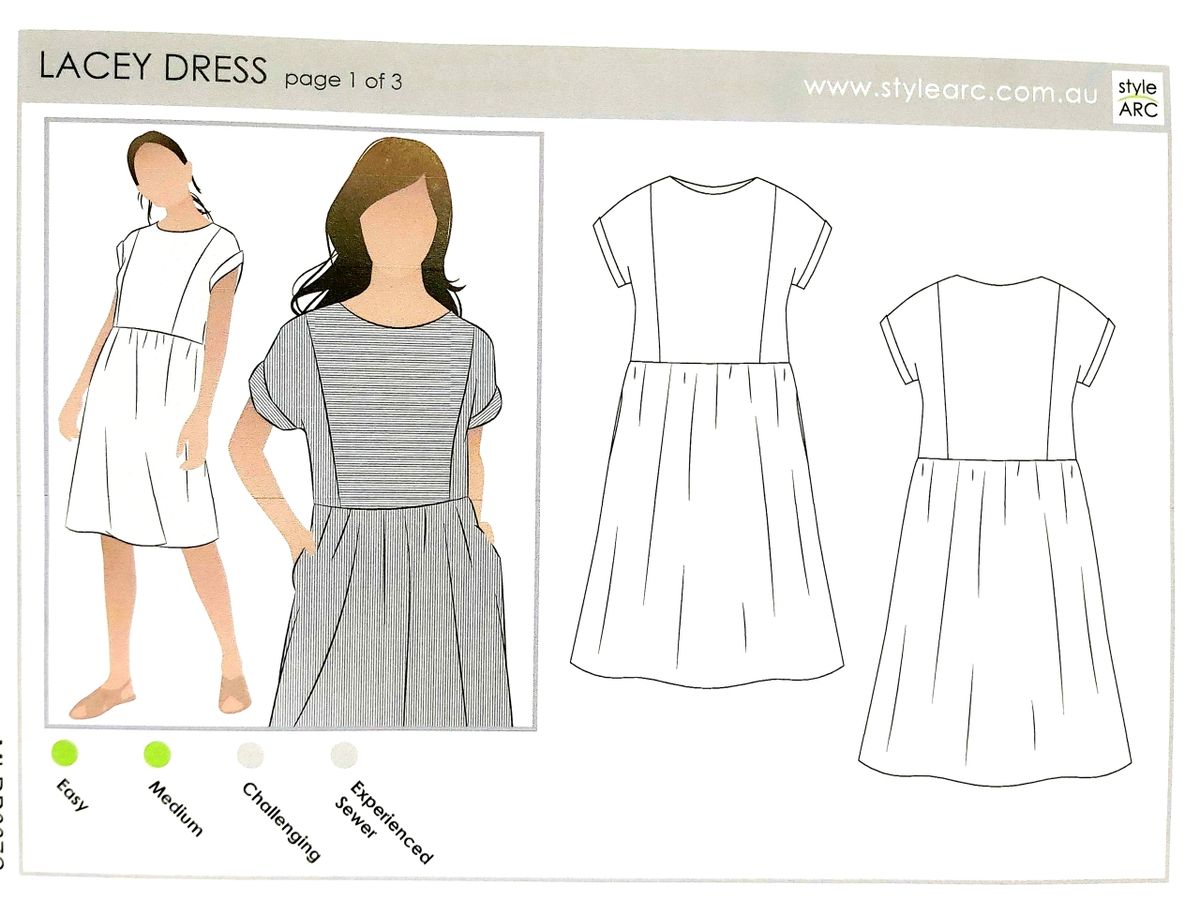 Lacey Dress Adult by Style Arc Patterns