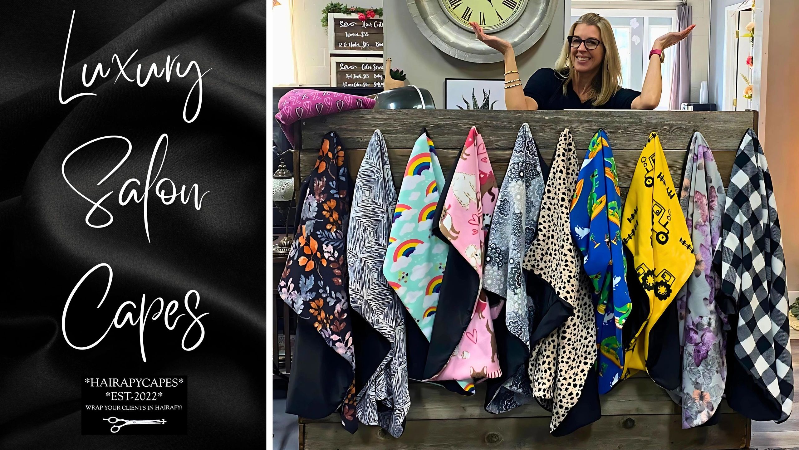 Hair Salon Capes - Hairapycapes