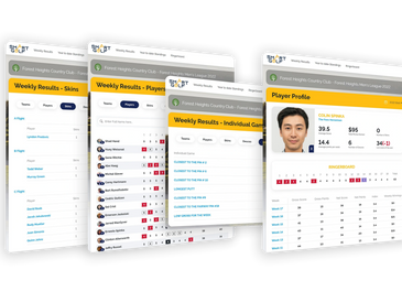 League and Tournament Software - SMART Golf