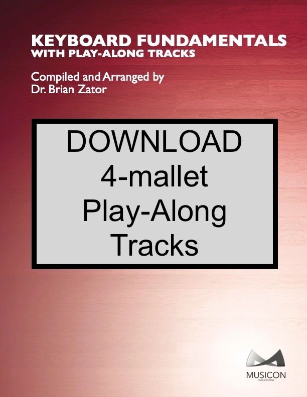 Keyboard Fundamentals: 4-Mallet Play-Along tracks download