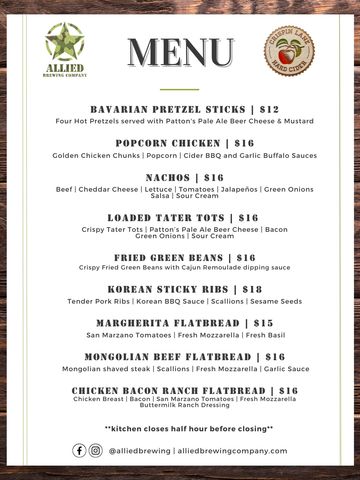 Menus