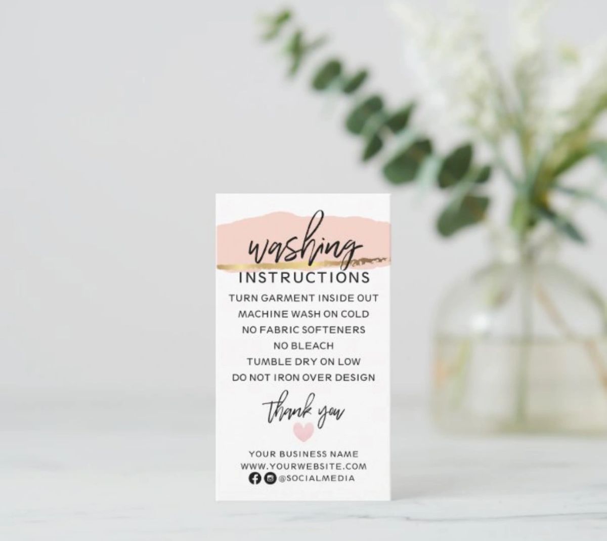 Care Card Instructions